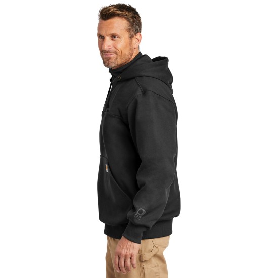 Carhartt Rain Defender Paxton Heavyweight Hooded Zip Mock Sweatshirt ...