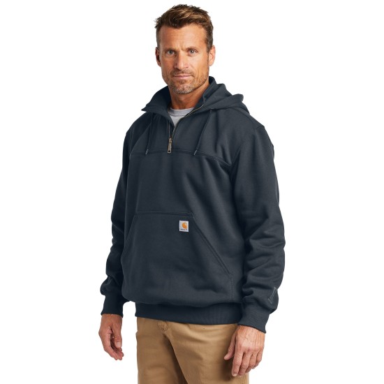 Carhartt Rain Defender Paxton Heavyweight Hooded Zip Mock Sweatshirt ...